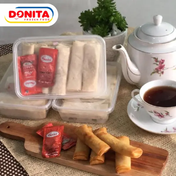 Lumpia Ayam Kentang Mini Isi 15 - Cemilan Frozen Medan